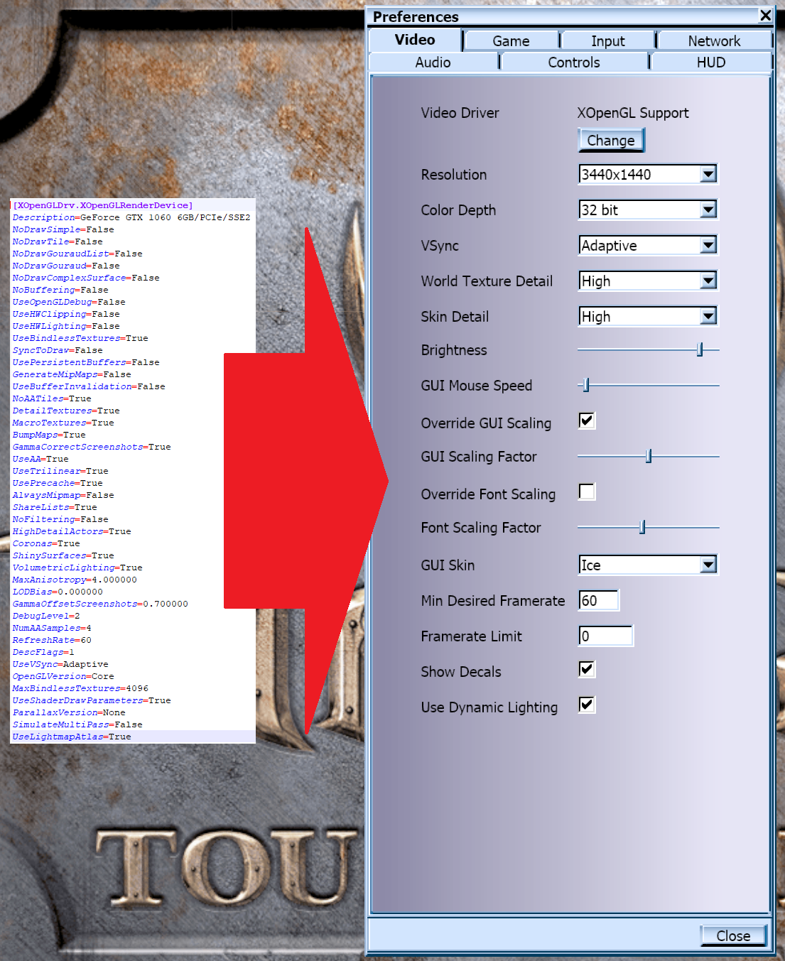 [469b] Add all video settings to video settings menu · Issue #726 · OldUnreal ...