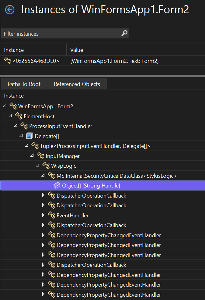 Simplest Form not garbage collected when it contains an ElementHost control · Issue #9727 ...