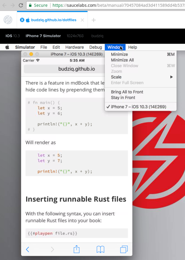Missing playpen icons on mobile safari / chromium (iPhone 6) · Issue #325 · rust-lang/mdBook ...