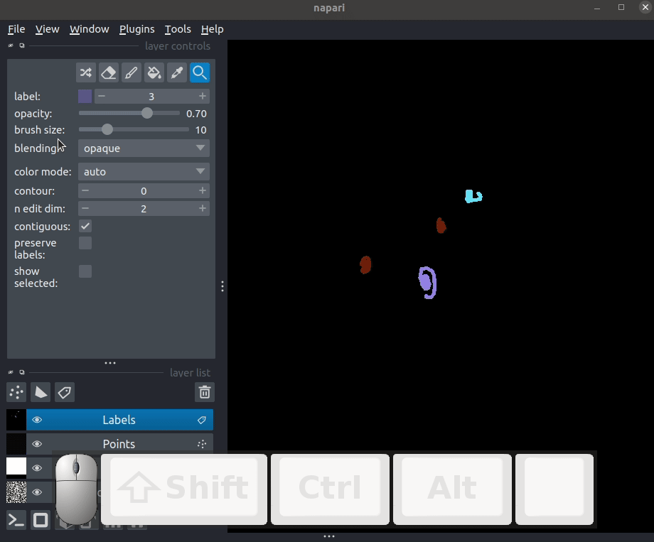 Mouse interaction affects blending properties of `opaque` layers · Issue #5076 · napari/napari ...