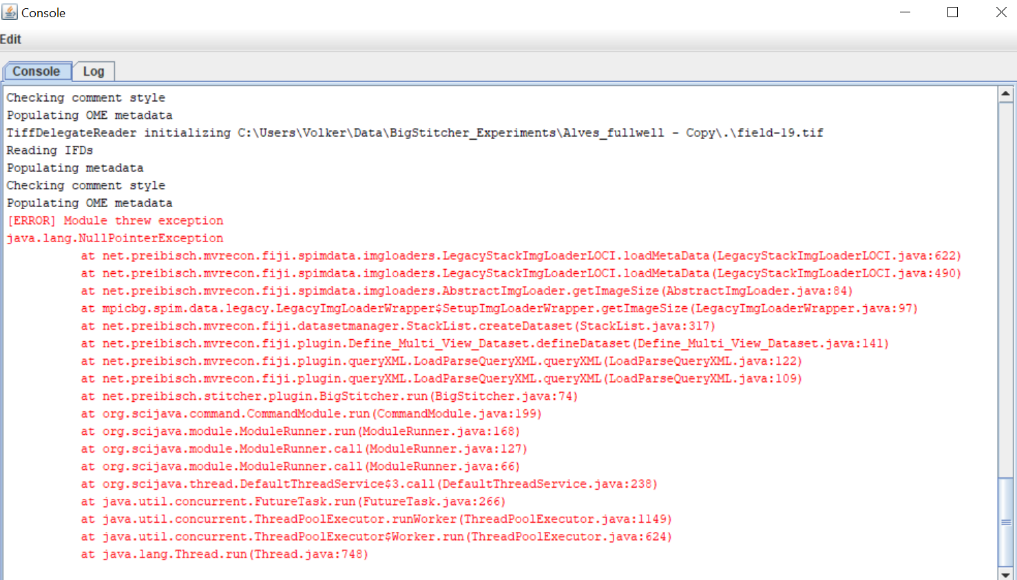 Missging Tile Causes `nullpointerexception` When Using Manual Loader In Bigstitcher · Issue 20