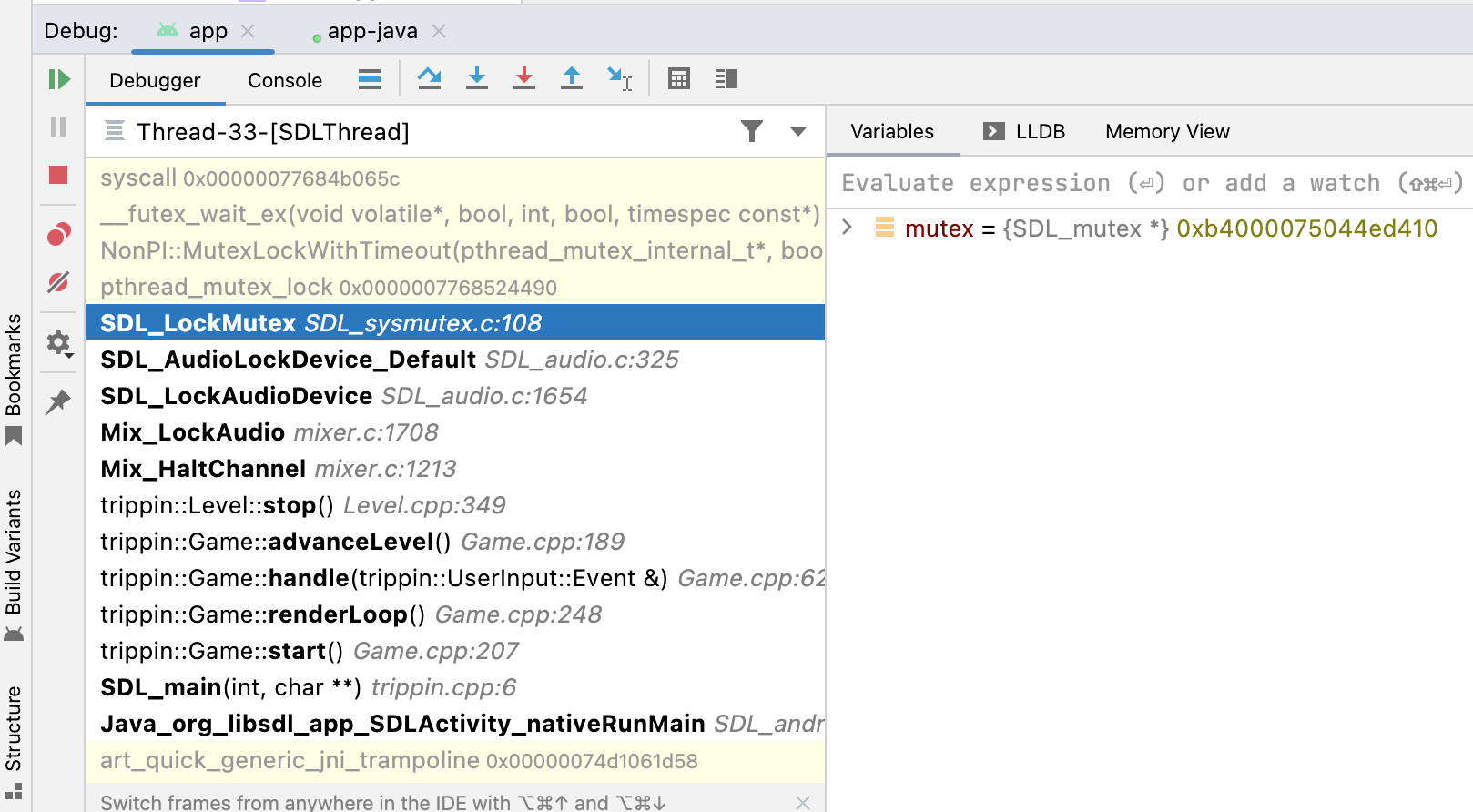 Deadlock on Mix_PlayChannel · Issue #524 · libsdl-org/SDL_mixer · GitHub