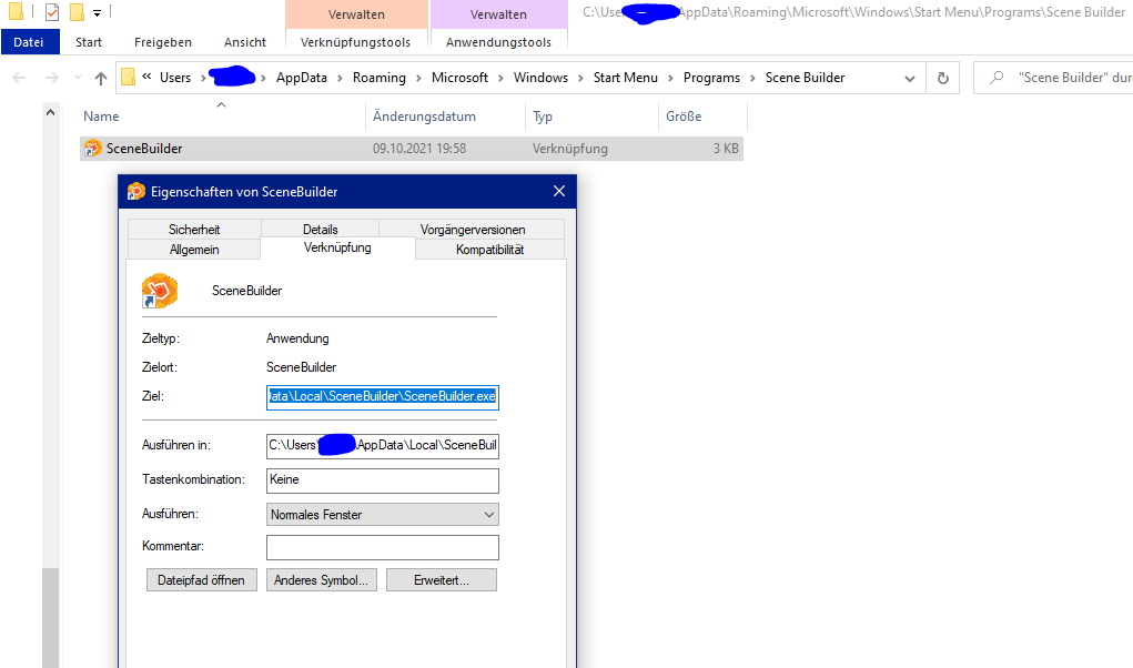 Error Failed to start Scenebuilder · Issue #464 · gluonhq/scenebuilder · GitHub