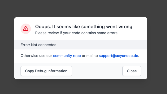 Error: Not connected/Unable to exec · Issue #20 · beyondcode/invoker-community · GitHub