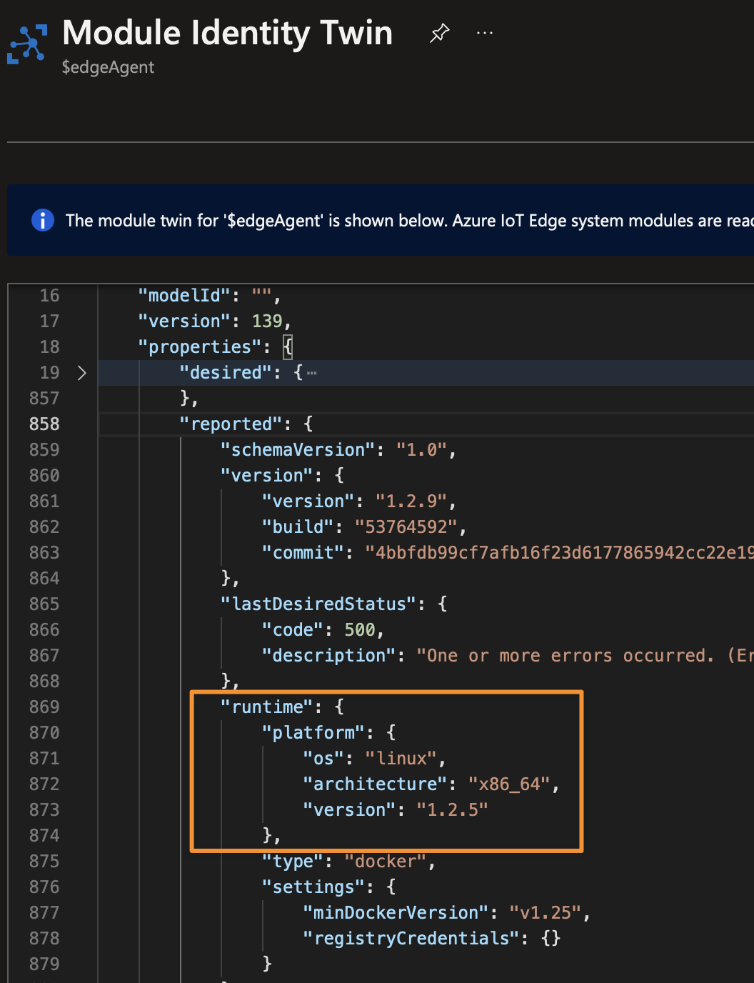 Runtime Version · Issue 6629 · Azureiotedge · Github 