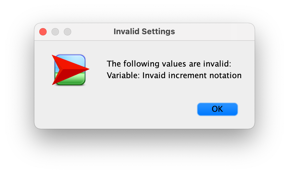 BehaviorSpace (NetLogo 6.3.0) Experiment specification: "Invalid Settings" alert issues · Issue ...