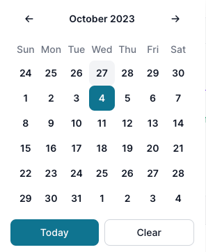 Inconsistent Datepicker Weekday Labels · Issue #1044 · themesberg/flowbite-react · GitHub