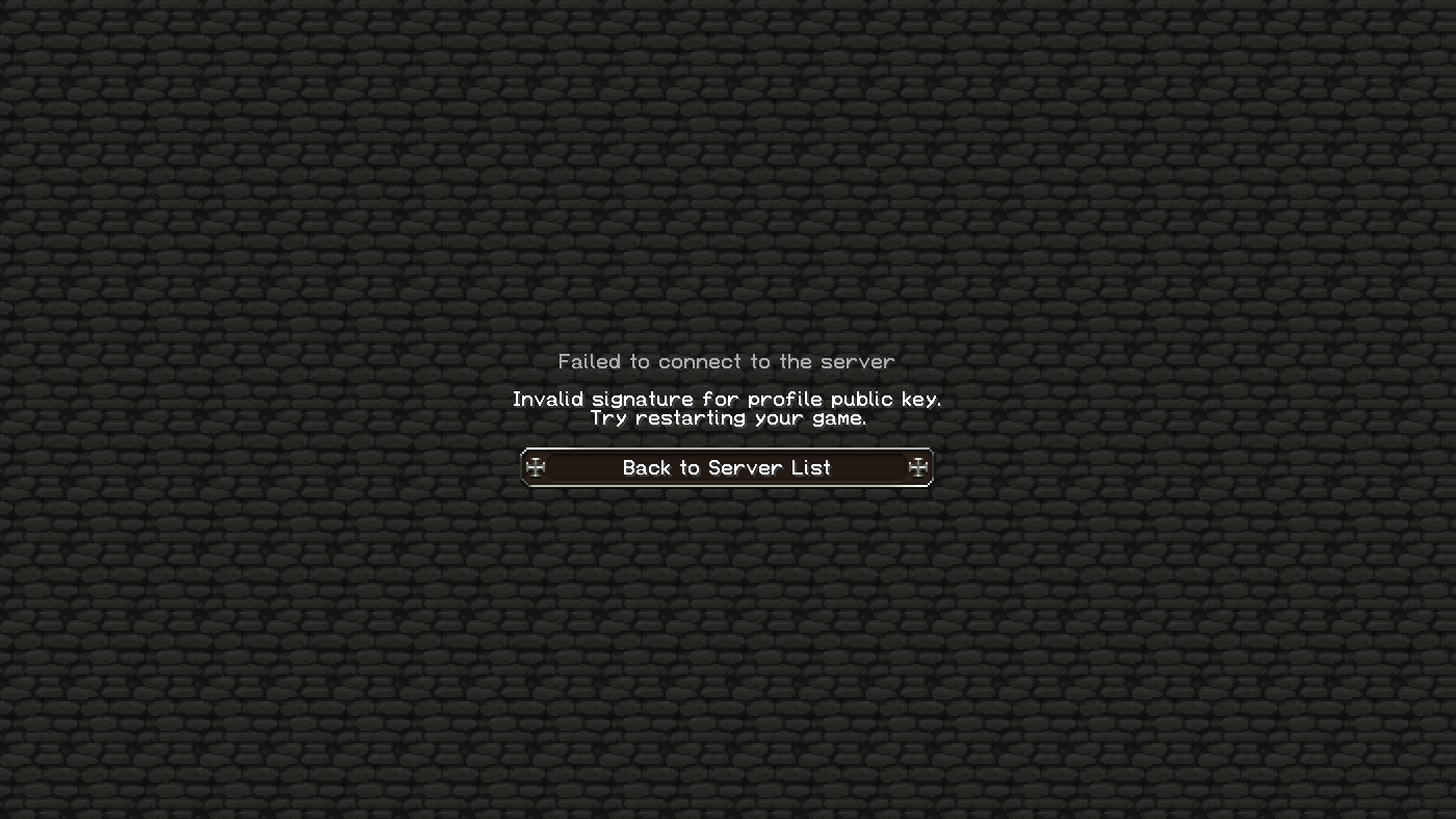 Bug 1191 Rc1 Invalid Signature For Profile Public Key · Issue 2980 · Viaversion