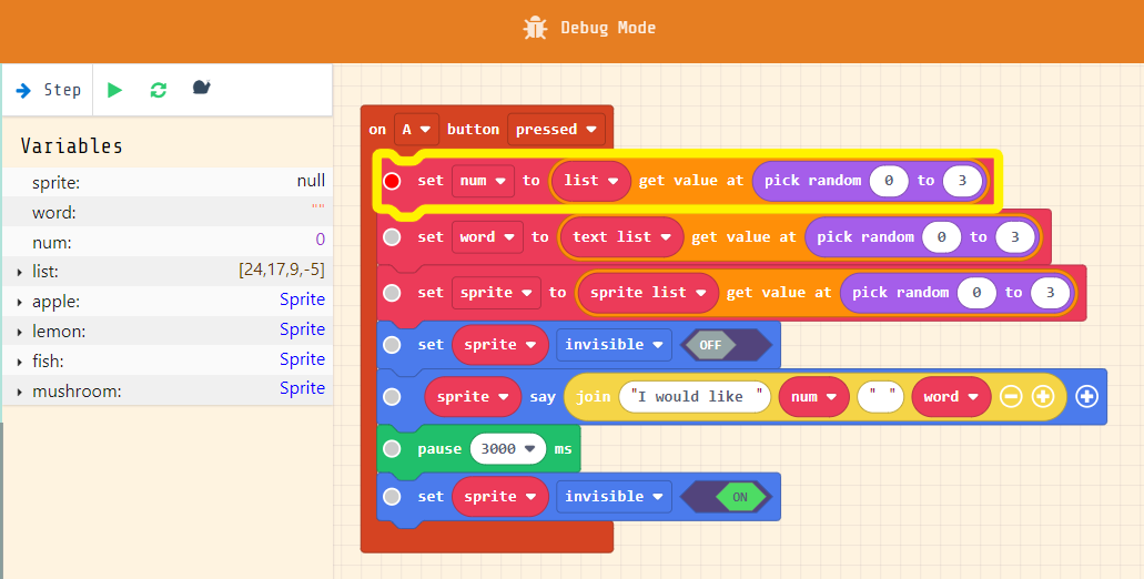 Debugger not tracking all variables · Issue #2573 · microsoft/pxt-arcade · GitHub