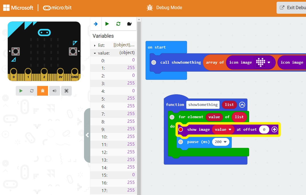Functions with Array Parameter - doesn't like images · Issue #4241 · microsoft/pxt-microbit · GitHub