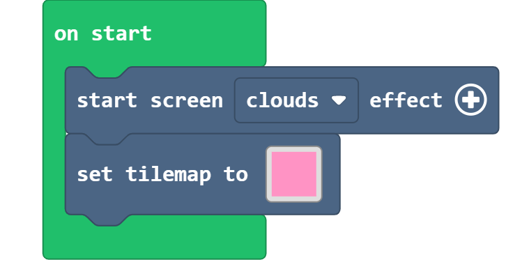 Clouds effect not working on single color tiles · Issue #4155 · microsoft/pxt-arcade · GitHub