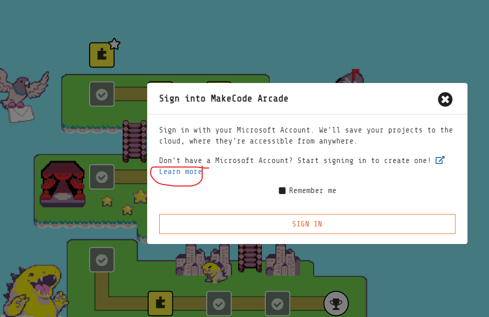 Sign in Dialog · Issue #4291 · microsoft/pxt-arcade · GitHub