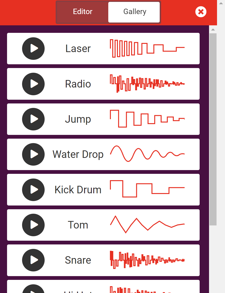 Sound Effect field editor design polish · Issue #4532 · microsoft/pxt-microbit · GitHub