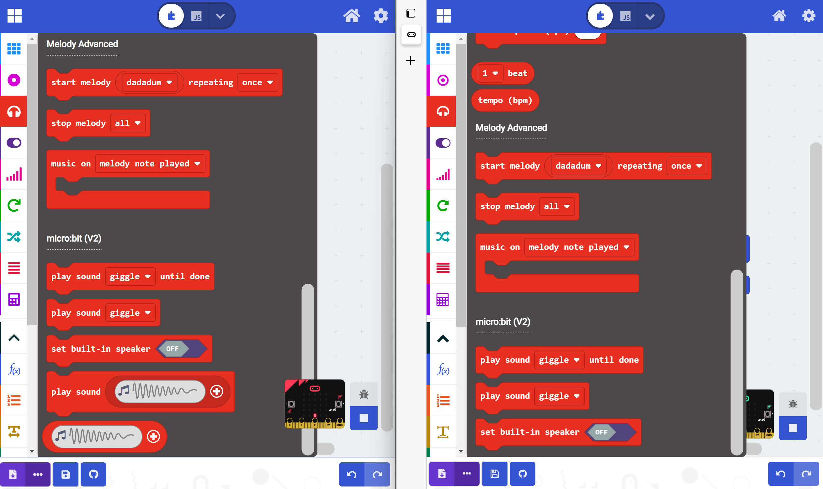Mini Sim Appears Over Toolbox · Issue 4558 · Microsoftpxt Microbit