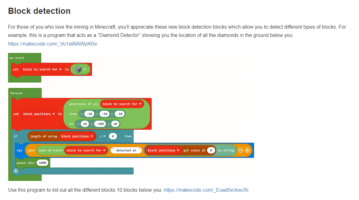 Minecraft Update Blog Post · Issue #9001 · microsoft/pxt · GitHub