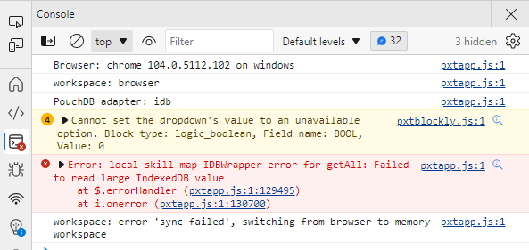 Browser DB bug · Issue #4929 · microsoft/pxt-arcade · GitHub