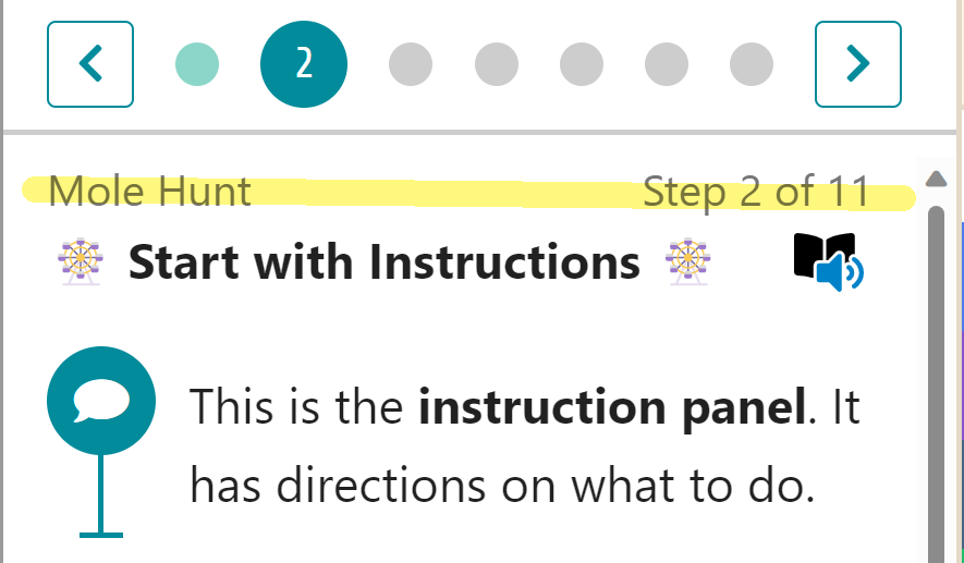 Top of Tutorial Pane seems a little crowded · Issue #4969 · microsoft/pxt-arcade · GitHub