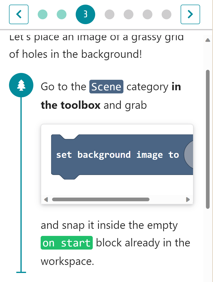 Tutorial Pane - inline block images too long · Issue #4970 · microsoft/pxt-arcade · GitHub