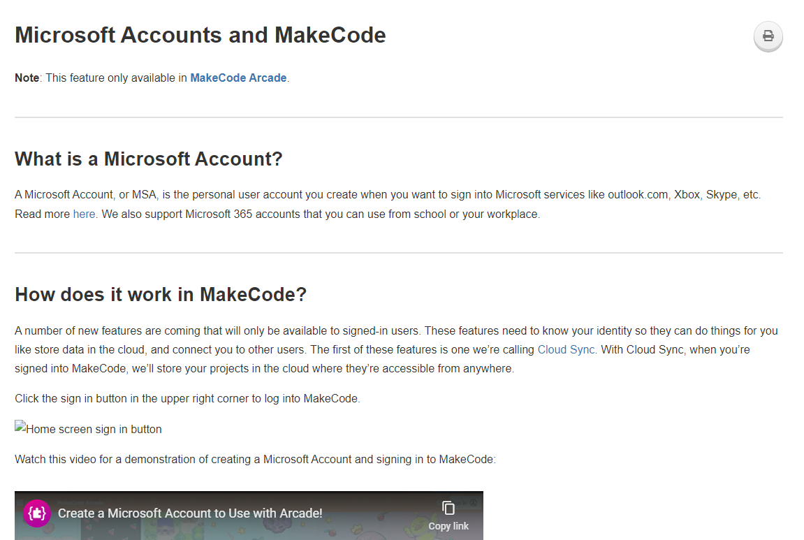 Update the Sign In documentation · Issue #5054 · microsoft/pxt-arcade · GitHub