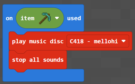 Add "until done" label to Play Music Disc block? · Issue #11 ...