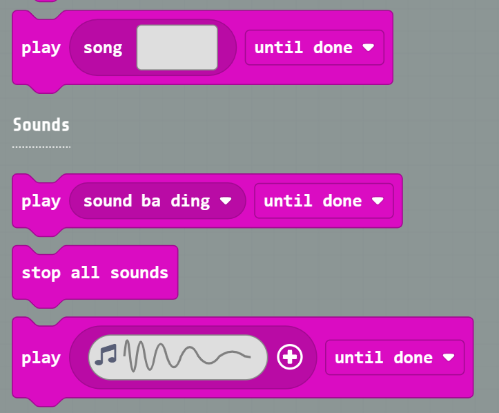 Add "until done" label to Play Music Disc block? · Issue #11 · microsoft/makecode-minecraft ...