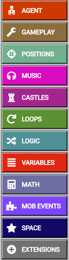 Move above Loops category in Toolbox · Issue #6 · microsoft/makecode-minecraft-space · GitHub