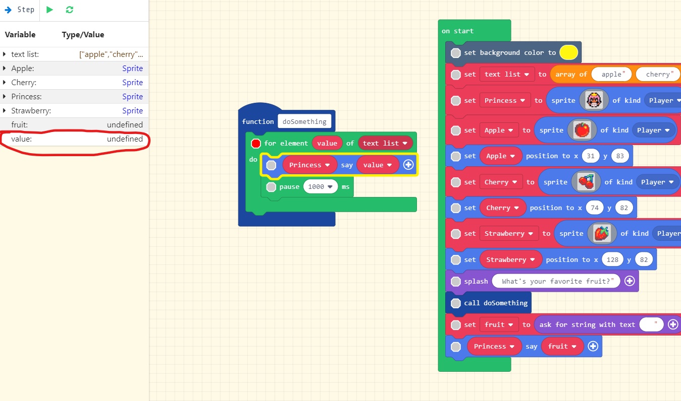 Debugger Not Showing Local Variable Values · Issue 1055 · Microsoftpxt Arcade · Github