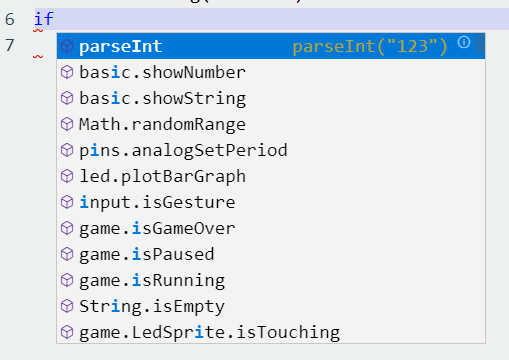 Intellisense Is Inconsistent With Enum Completion · Issue 2736 · Microsoftpxt Microbit · Github