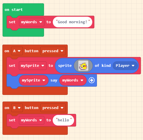 Sprite say speech bubble not clearing · Issue #2319 · microsoft/pxt ...