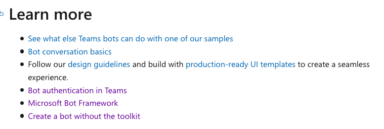 Create A Bot Without The Toolkit Link Broken At Build A Bot For