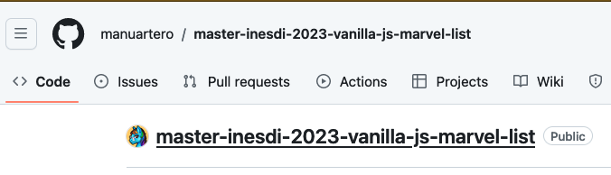 Vanilla Js project: Create repository does not link the repo to the ...
