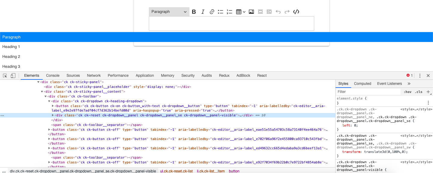Cannot read property 'getAttribute' of null · Issue #81 · ckeditor/ckeditor5-react · GitHub