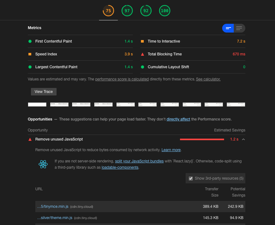 Optimize script loader · Issue #172 · tinymce/tinymce-react · GitHub