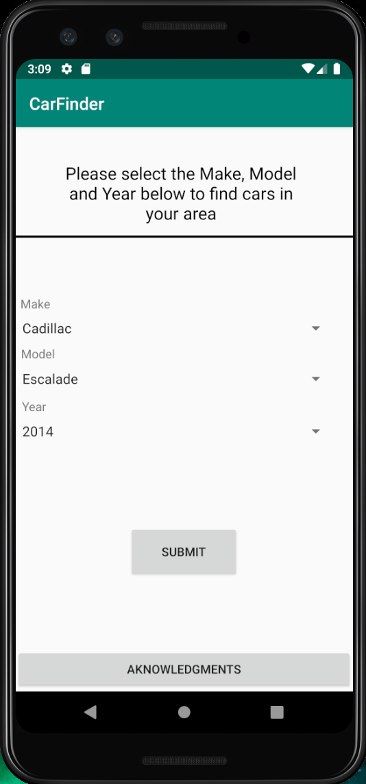 GitHub - shmostin/carFinder: Android application for finding a used car near you