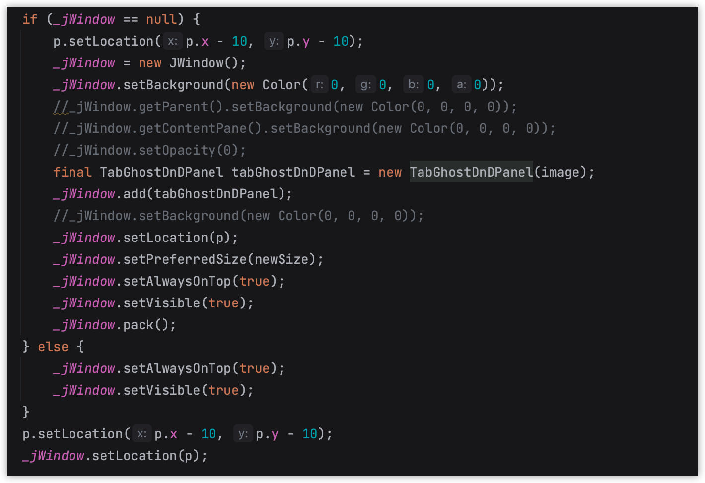 JWindow and JToolTip How to achieve backdrop transparent ? · Issue #705 · JFormDesigner/FlatLaf ...