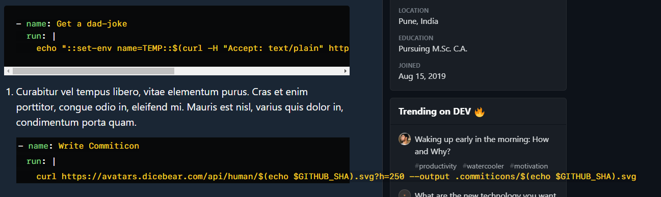 Missing div.highlight in indented code-blocks · Issue #9988 · forem ...