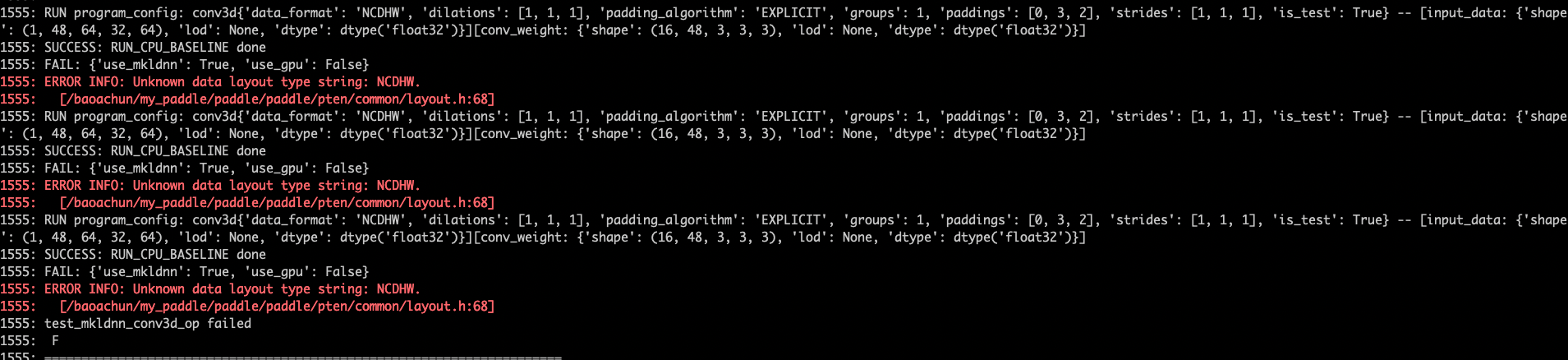 High Priority Bug Need To Fix Mkldnn Conv3d · Issue 38693 · Paddlepaddlepaddle · Github 