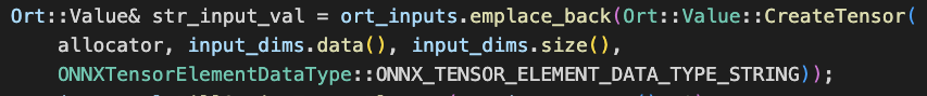 Using Gettensormutabledata To Get The Address Of The Input Tensor And Fill In The Data Will