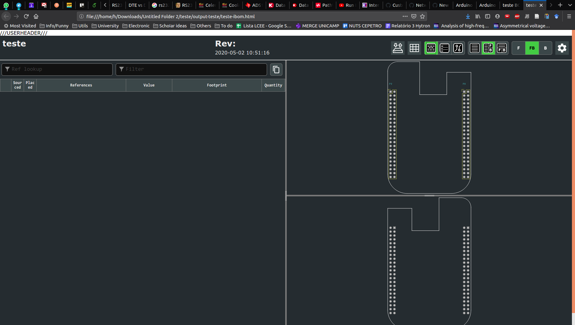 Doesn't show componet in the list · Issue #150 · openscopeproject/InteractiveHtmlBom · GitHub