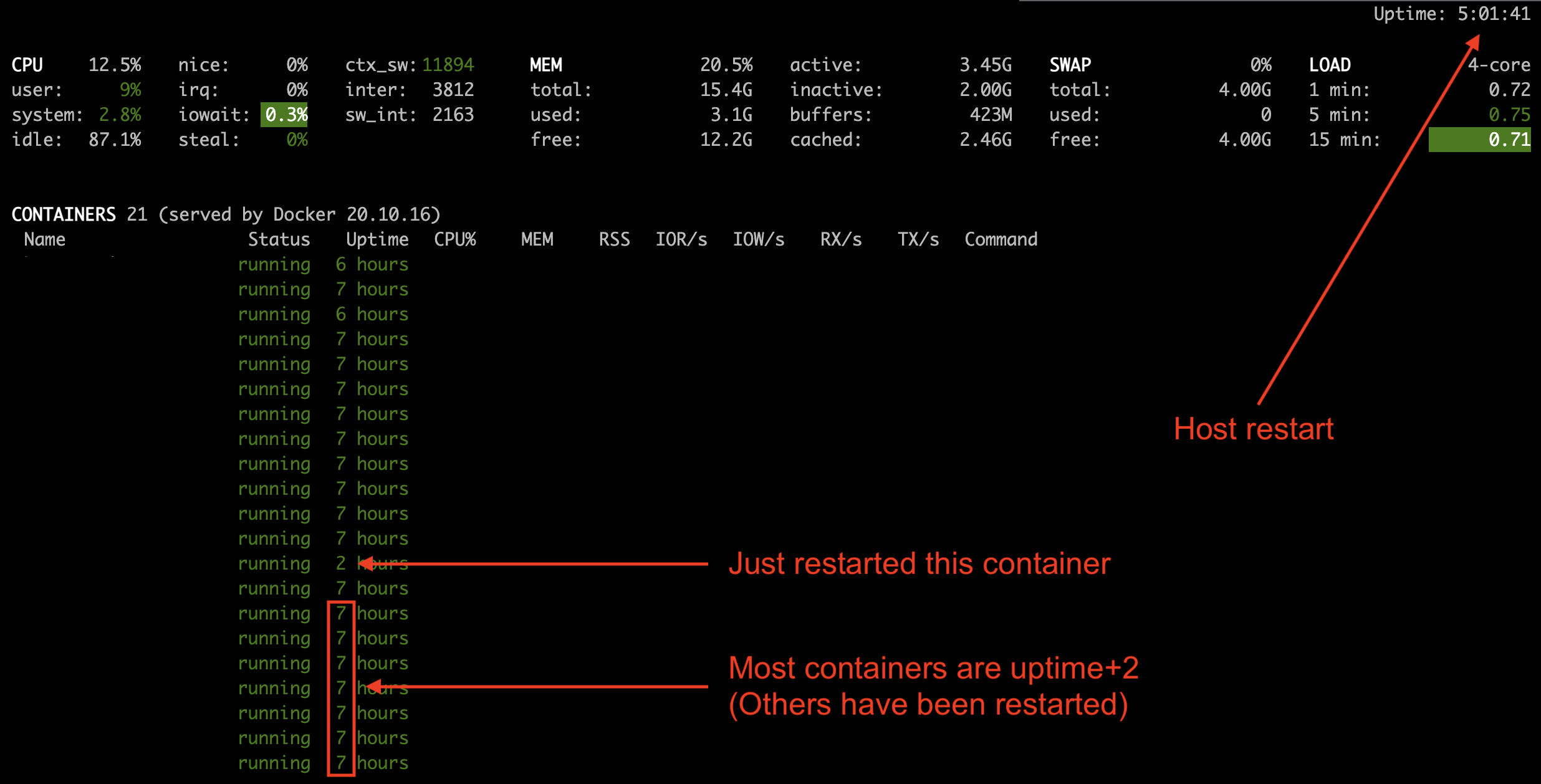 Container Uptime Wrong Timezone Bug · Issue 2059 · Nicolargoglances · Github