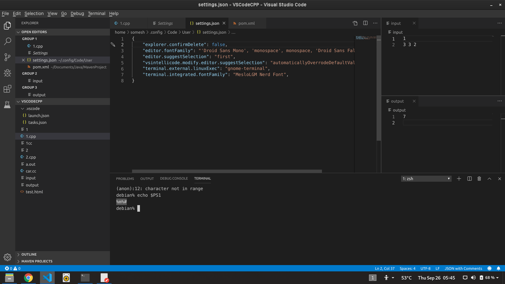 Powerline fonts not working · Issue #81160 · microsoft/vscode · GitHub