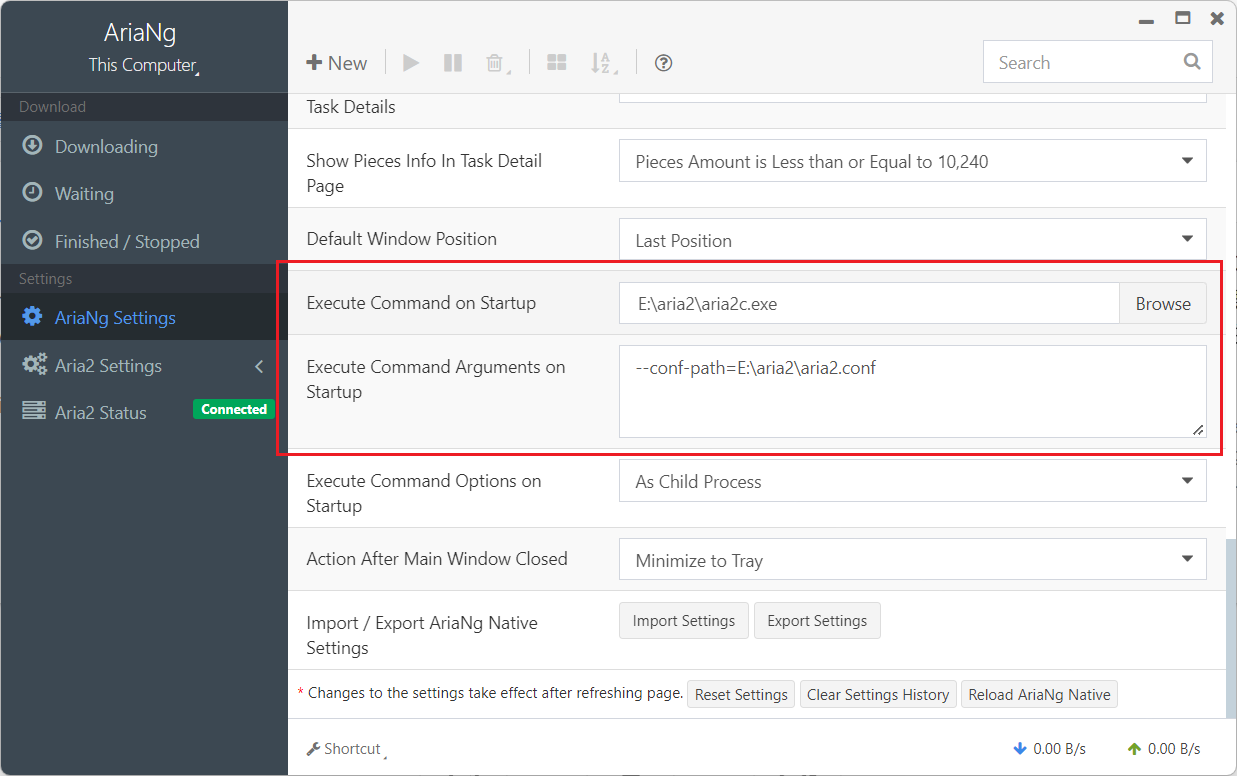 how to set up aria2 · Issue #116 · mayswind/AriaNg-Native · GitHub
