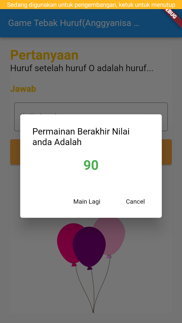 GitHub - Anggyanisa/tugashuruf: Tugas 3 Pemograman Mobile Unisbank A2 Anggyanisa Mutia NIM 19.01 ...