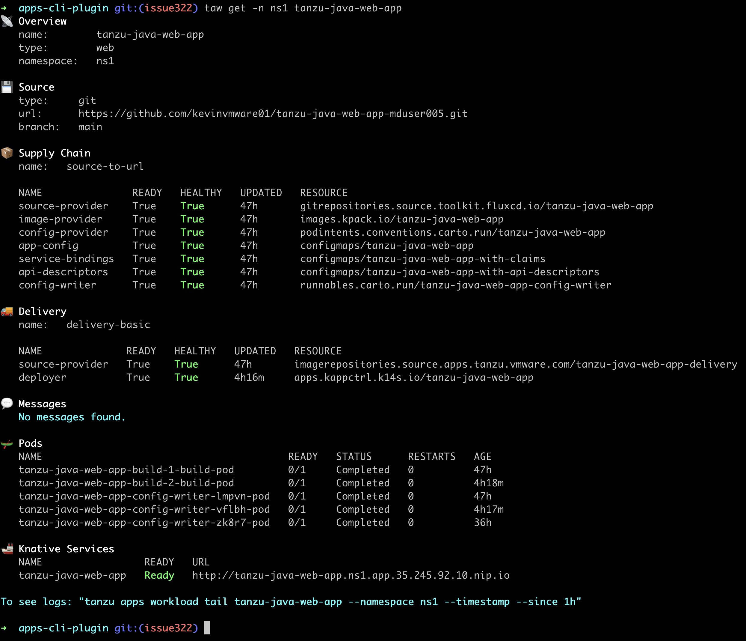 Show fully qualified resources name by warango4 · Pull Request #396 · vmware-tanzu/apps-cli ...