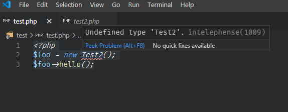 Undefined type error when using classes from workspace · Issue #1369 ...