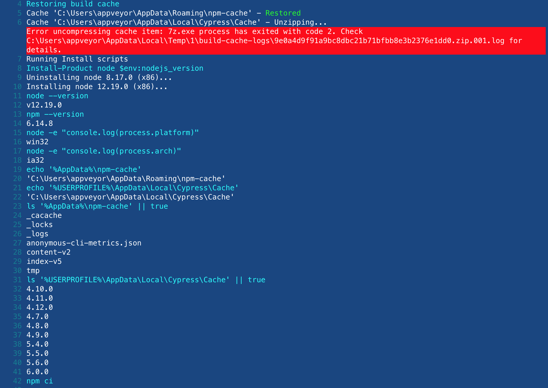 Stop Cypress cache snowball on Appveyor CI · Issue #596 · cypress-io ...