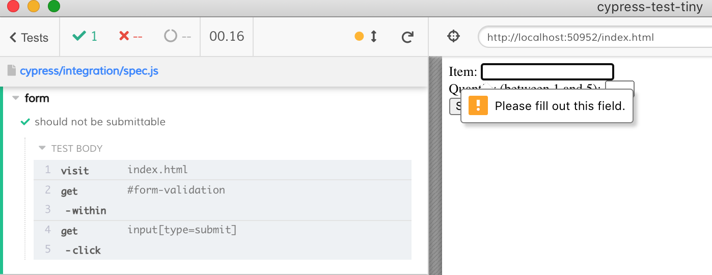 Cysubmit Command Does Not Check The Forms Validity · Issue 14911 · Cypress Iocypress · Github 