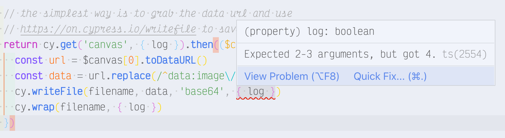 Cywritefile Type Does Not Have 4 Argument Version · Issue 15353 · Cypress Iocypress · Github