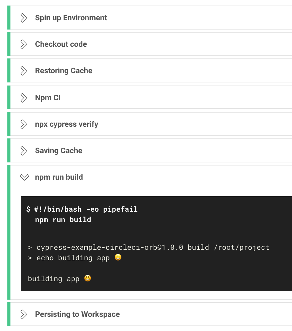 Add Build Command · Issue 6 · Cypress Iocypress Example Circleci Orb · Github