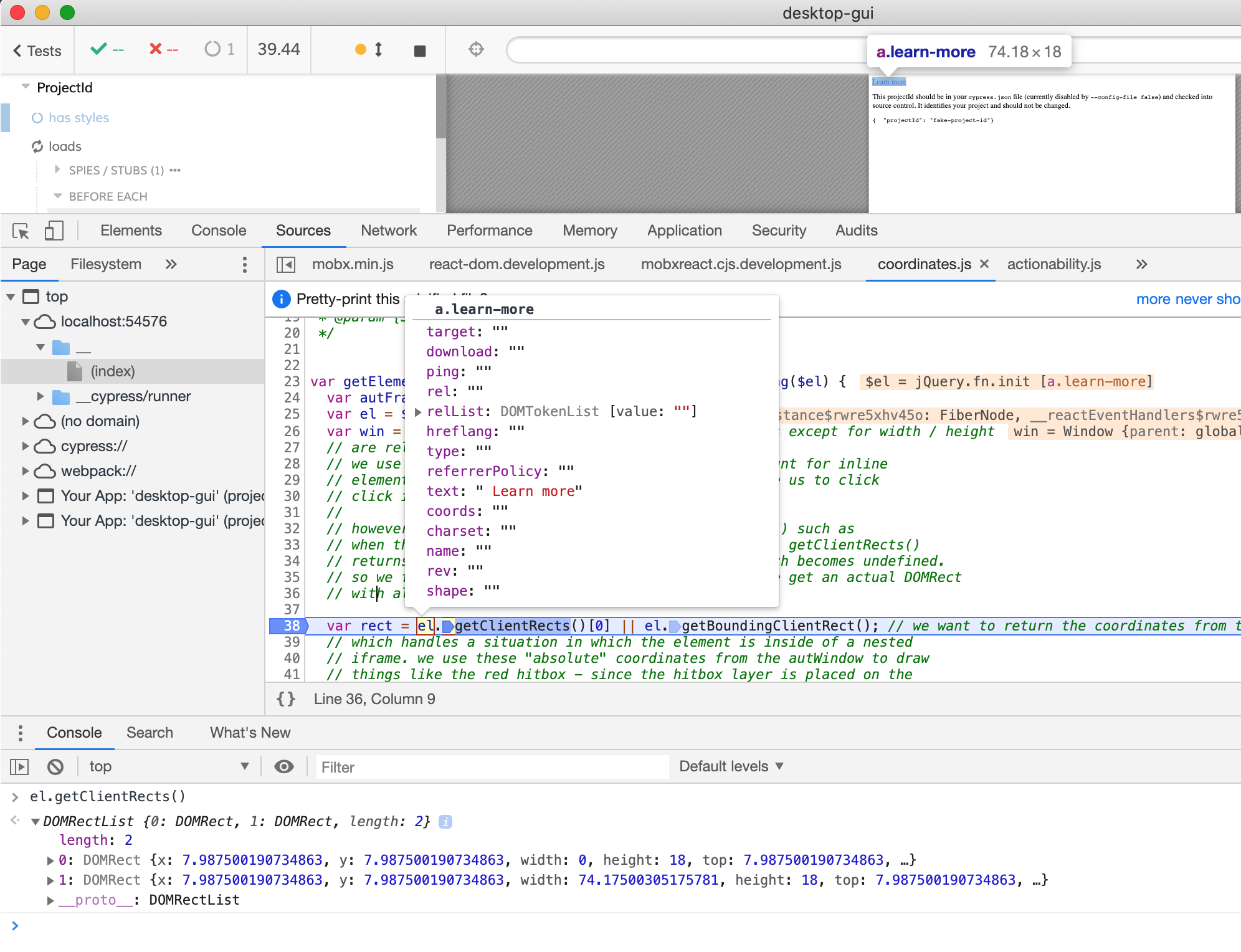 click does not work if an element has zero width / height element inside of it · Issue #7012 ...